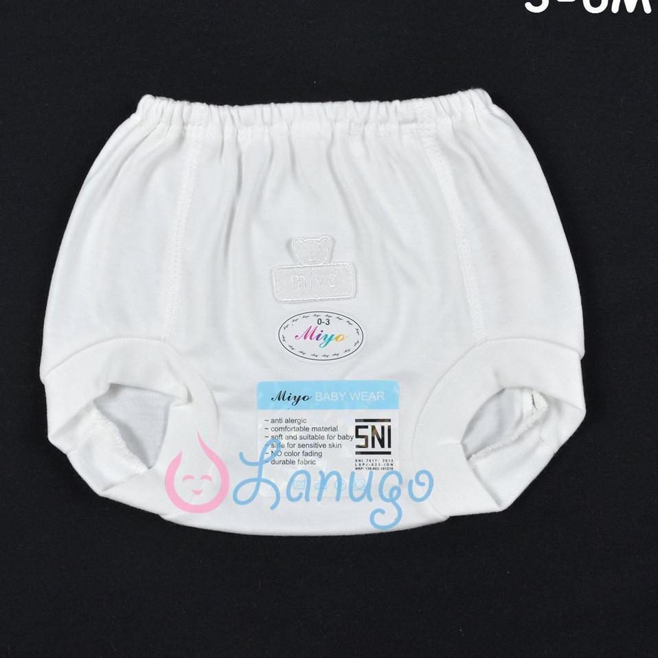 Jual Terlaku. W7Zhj MIYO 1 Pcs Celana Pop Bayi/Baby Putih (3-6M ...