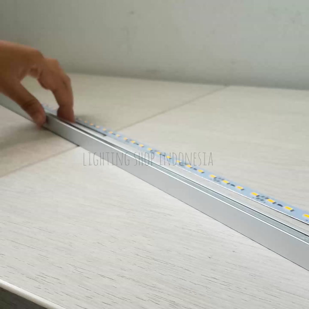 Jual Rumah strip led lengkung batangan housing list rell cover ...
