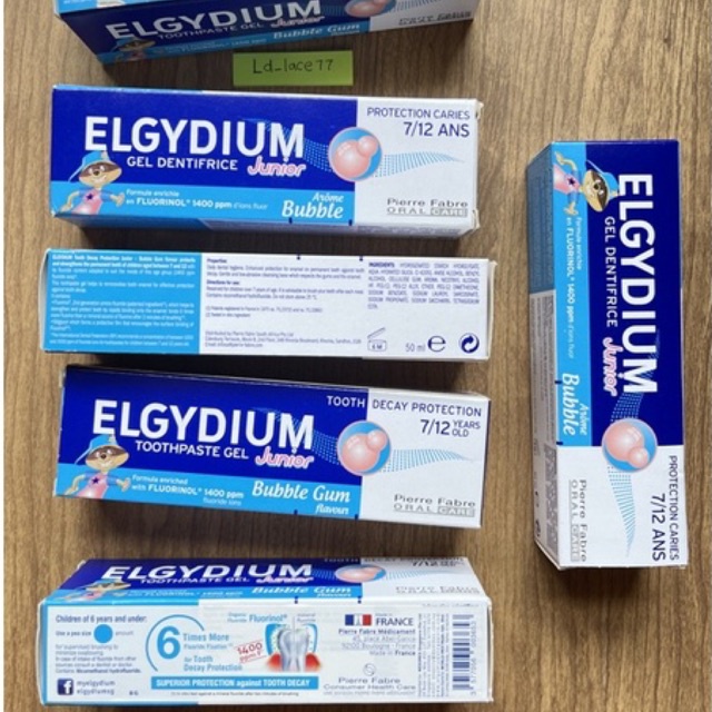 Jual Elgydium bubble gum Junior Toothpaste Tooth Decay Protection (7-12 ...