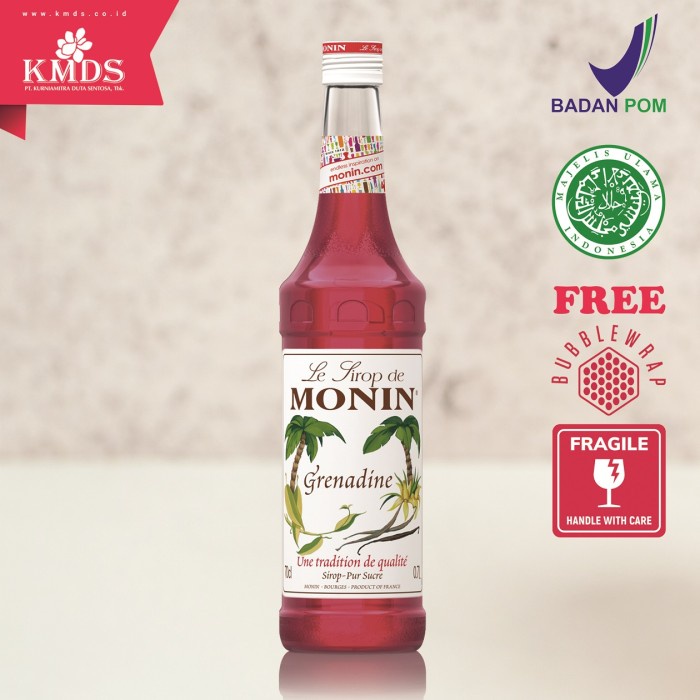 Jual MONIN Grenadine syrup 70 CL 700 ML | Shopee Indonesia