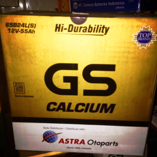Jual GS CALCIUM OEM 65B24LS 55B24LS aki mobil HRV YARIS RAIZE ROCKY ...