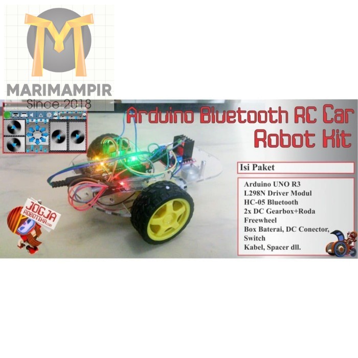 Jual Marimampir Arduino Bluetooth Rc Car Robot Kit Shopee Indonesia