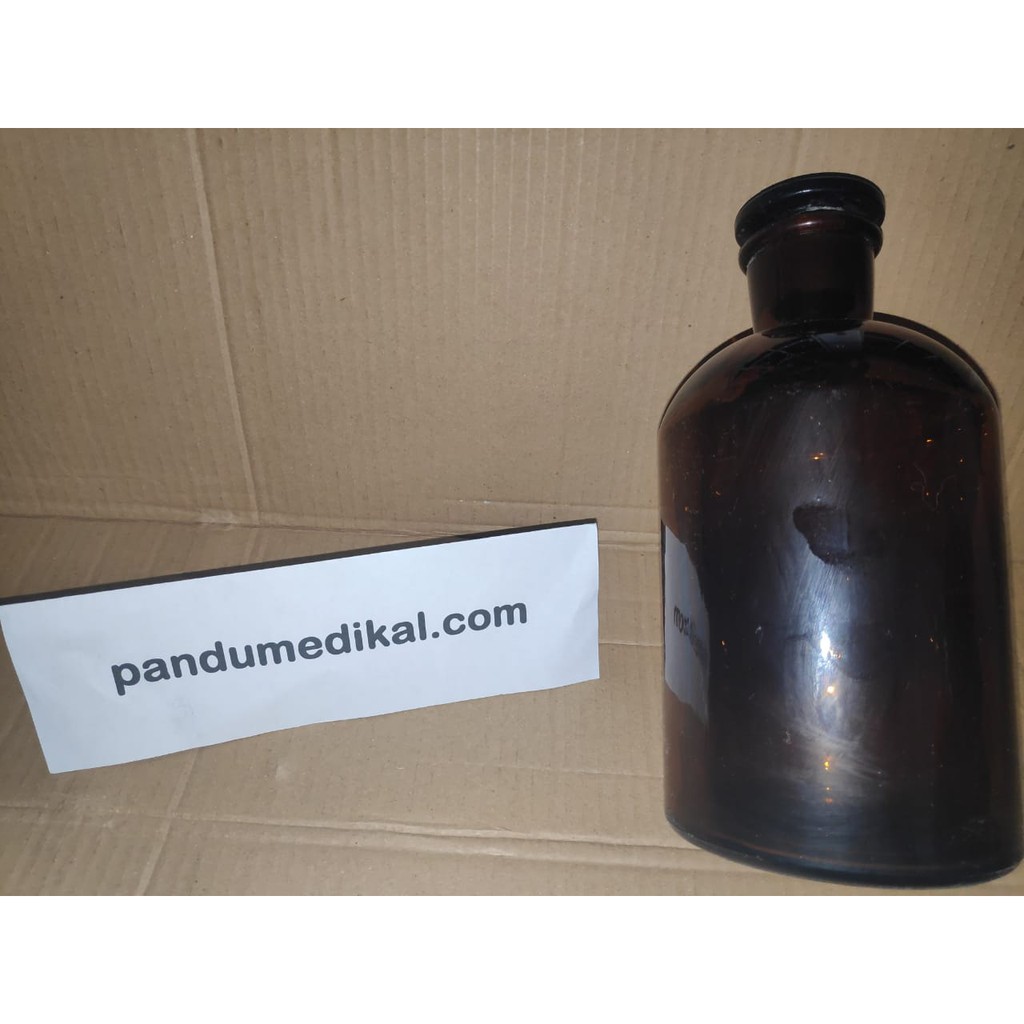 Jual BOTOL REAGEN 1000ml COKLAT MULUT KECIL REAGENT BOTTLE BROWN 1000 ml | Shopee Indonesia