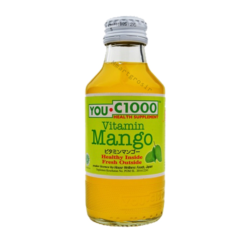 Jual Minuman You-C1000 / Minuman Vit C / Rasa Orange & Mango / 140ml ...