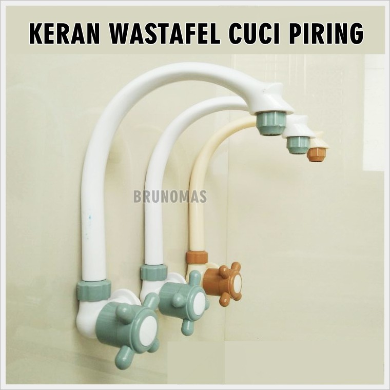 Jual Keran Wastafel Cuci Piring / Kran BCP Plastik Model Angsa | Shopee ...