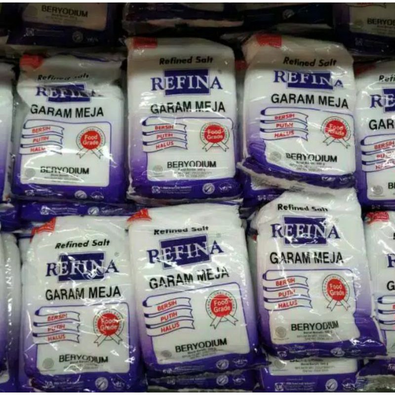 Jual Garam Meja Refina 250 gr | Shopee Indonesia