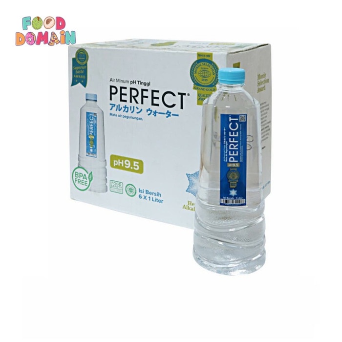 Jual Perfect Natural Alkaline Water pH9.5 - 1L - 1 Dus / 6 Botol ...