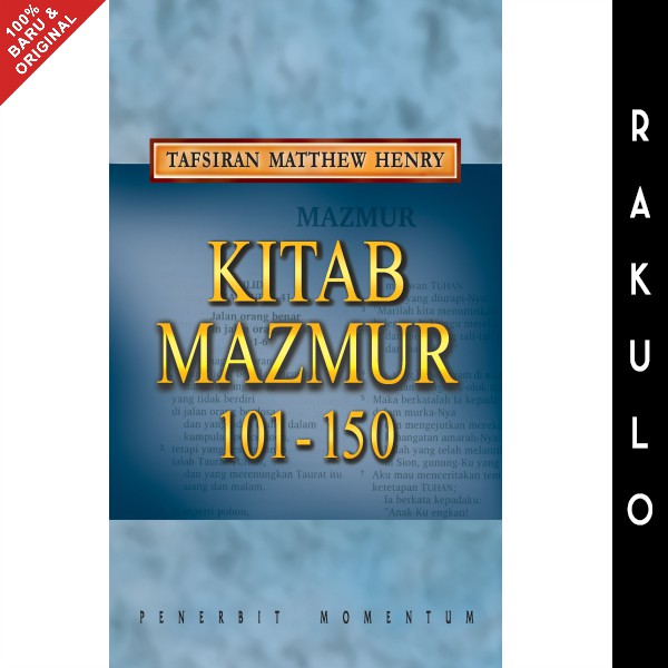 Jual Buku Tafsiran Matthew Henry Kitab Mazmur 101-150 | Shopee Indonesia
