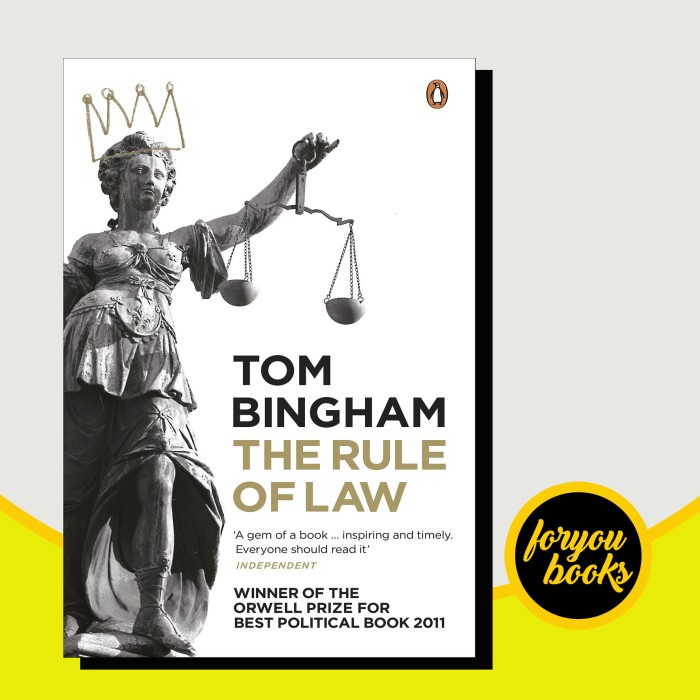 Jual The Rule of Law Tom Bingham | Shopee Indonesia