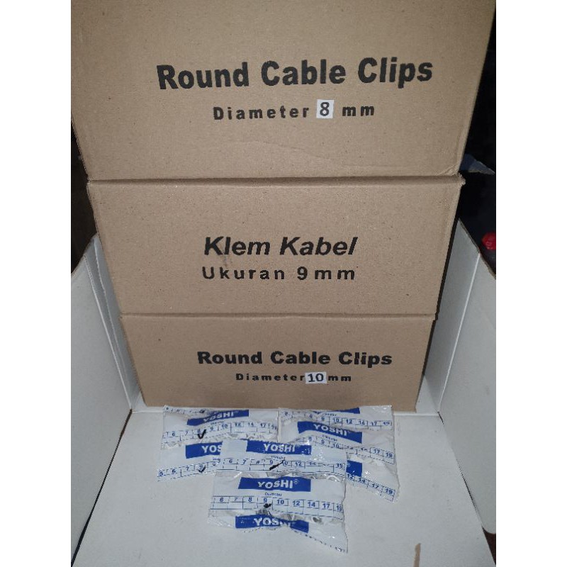 Jual Klem Kabel Biasa (No.7,8,9 dan10) isi 50pak | Shopee Indonesia