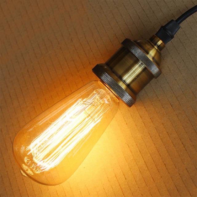 Jual BOHLAM LAMPU LED KUNING FILAMEN CAFE EDISON ST64 G45 G80 C35 4W 2W ...