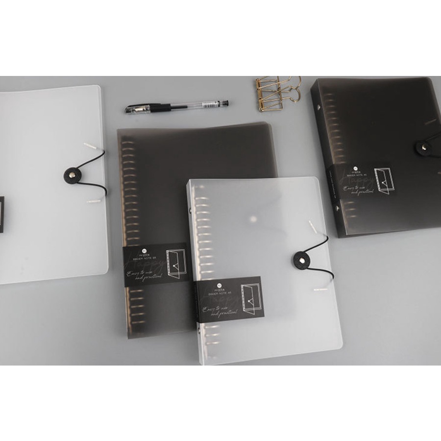 Jual binder b5 cover transparan/ binder b5 kancing/ binder b5 kuliah ...