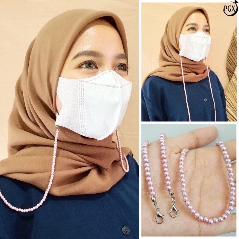 Jual Tali Masker Mutiara Kekinian/Strep mask | Shopee Indonesia