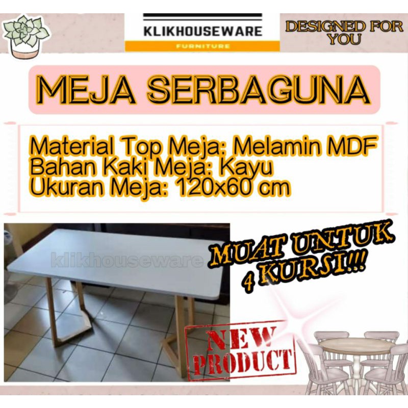 Jual Meja Serbaguna Meja Tamu MDF | Shopee Indonesia