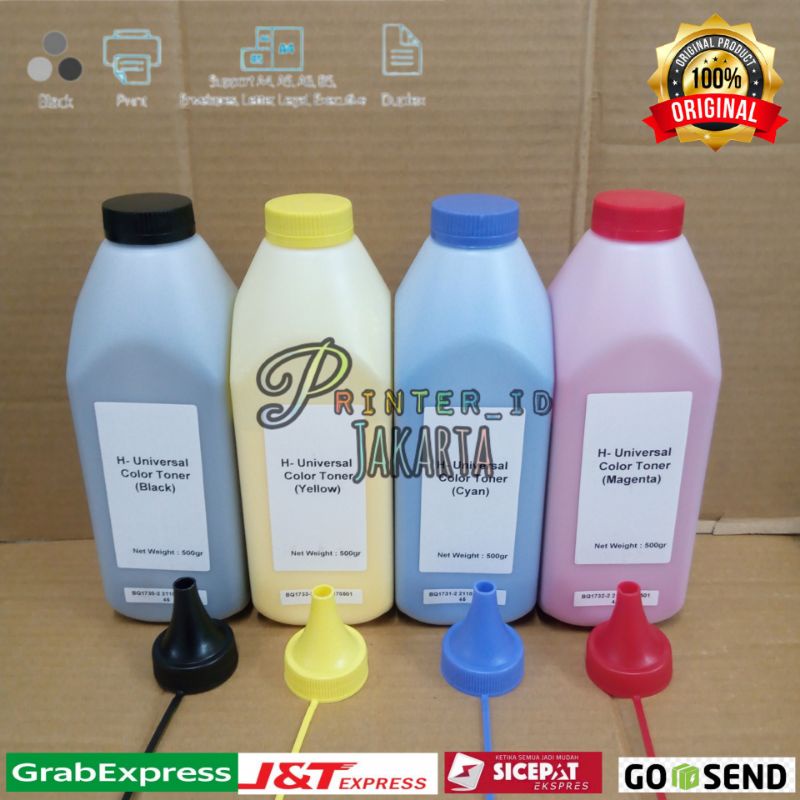 Jual Serbuk Toner Bubuk Refill Printer Hp Laserjet Color Universal 500 ...