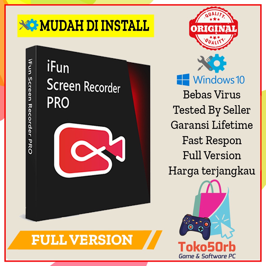 Jual IObit iFun Screen Recorder Pro 2021 [WIN] | Shopee Indonesia