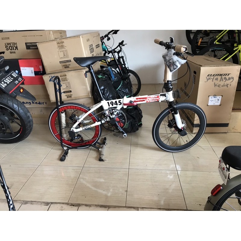 Jual sepeda Lipat Foldx Xlite Damn I Love Indonesia | Shopee Indonesia