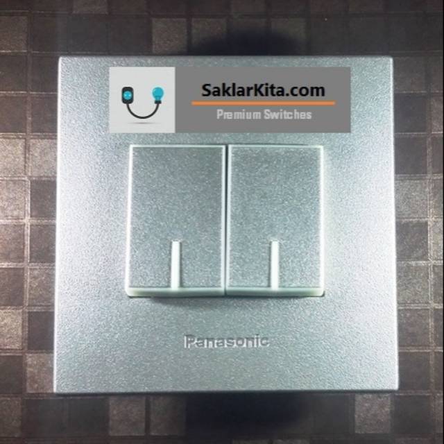 Jual Saklar Hotel Tangga 2 Way Panasonic Silver | Shopee Indonesia
