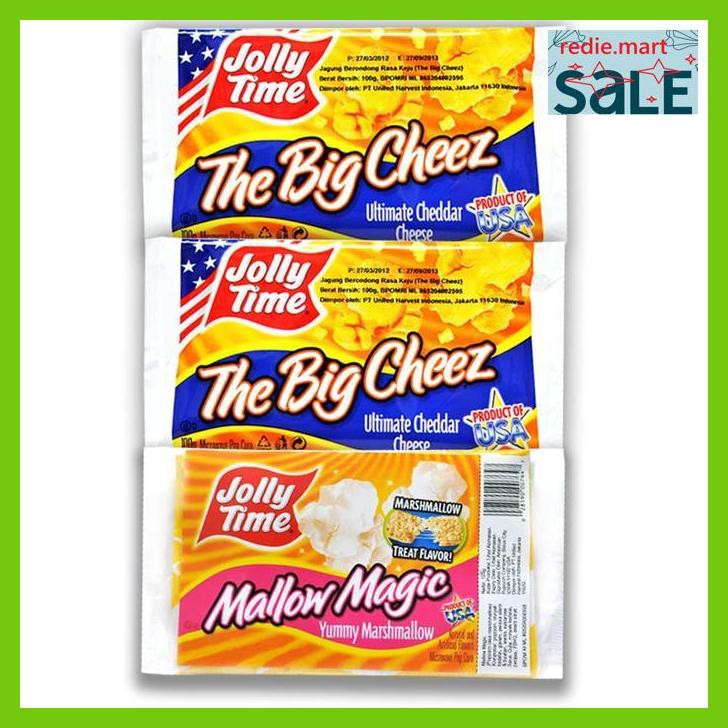 Jual D5Wfr5- Paket Duo Cheez Mallow (2Tbc, 1Mm) - Jolly Time Mircowave Popcorn Fg8U7T- | Shopee ...
