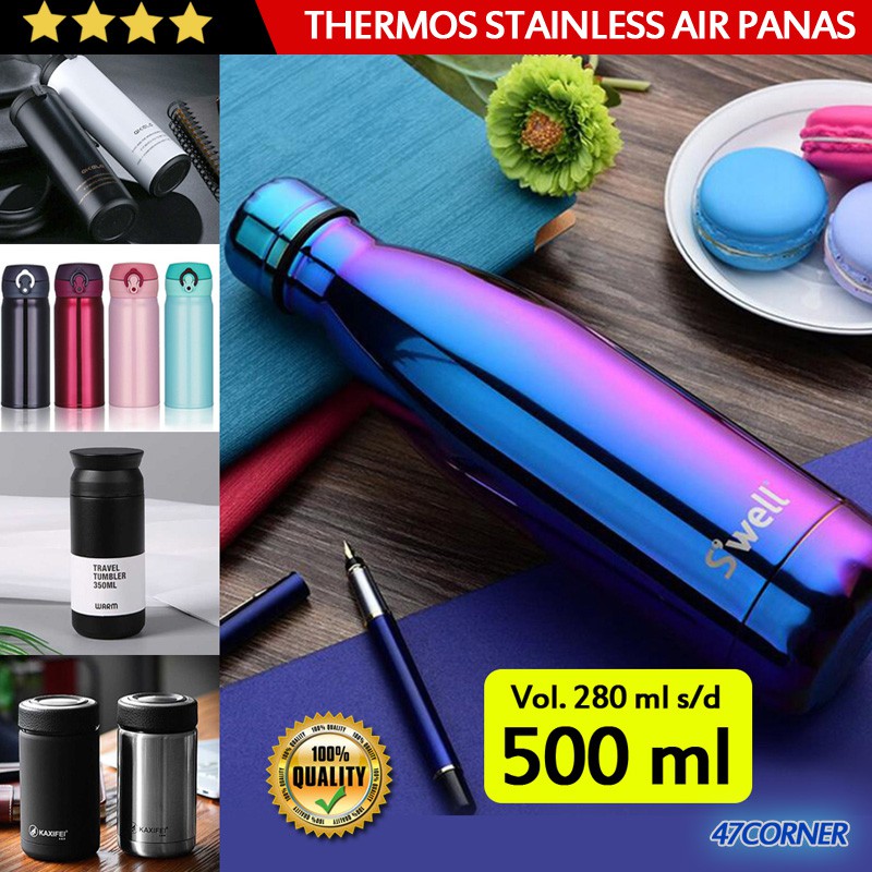 Jual THERMOS STAINLESS STEEL BOTOL MINUM TUMBLERM TERMOS MINI KOPI ...