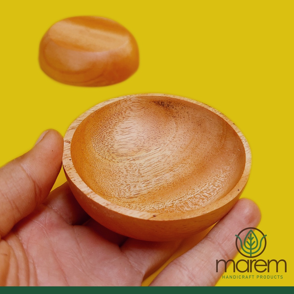 Jual PIRING SAMBAL KAYU MAHONI 8 CM PIRING MINI KAYU FOODGRADE ...