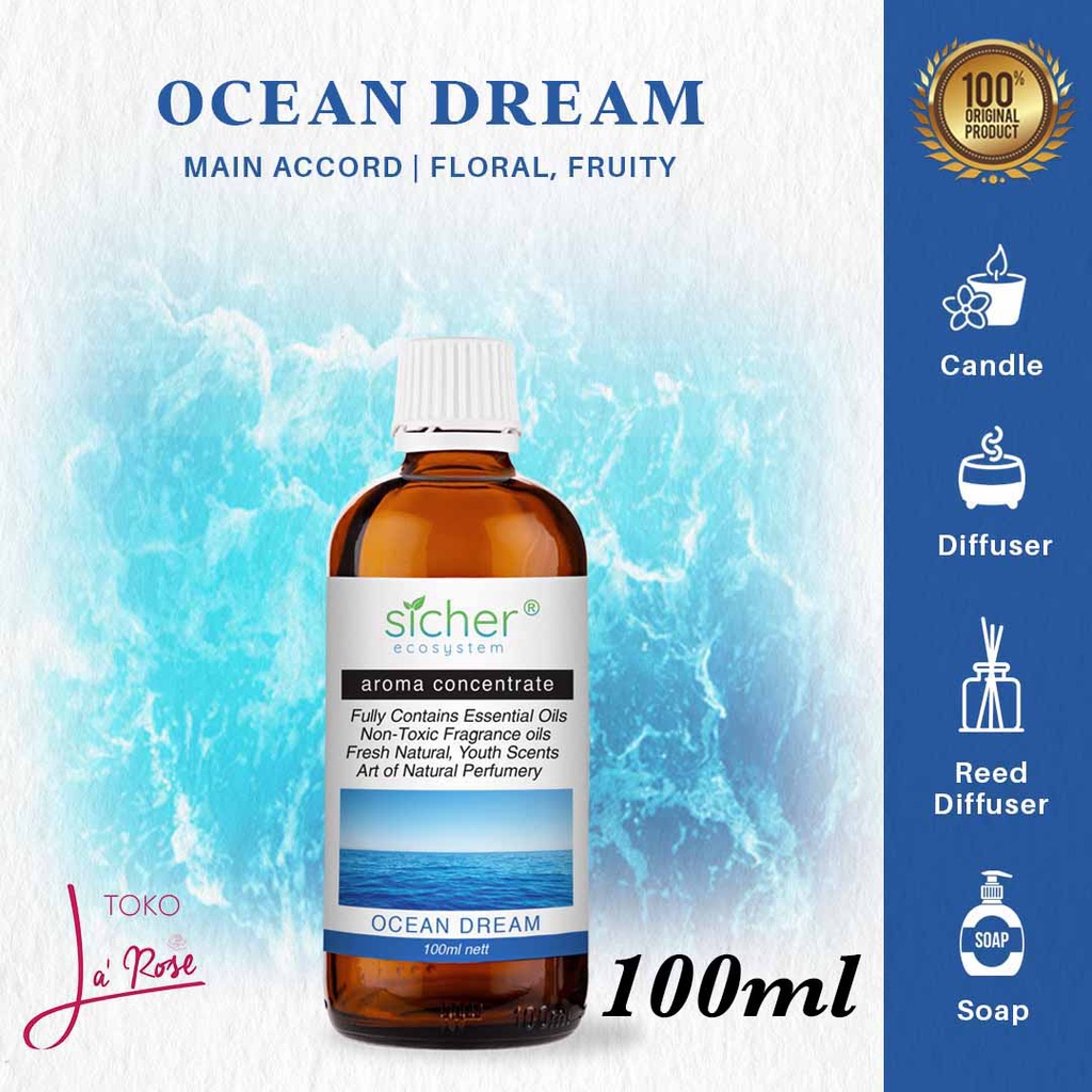 Jual Aromaterapi Diffuser Ocean Dream Essential Oil Sicher Aromatherapy ...