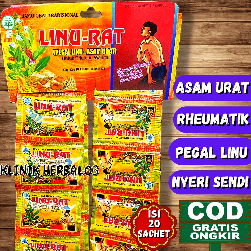 Jual Obat Asam Urat Rematik Pegal Linu Encok Nyeri Tulang Sendi Otot