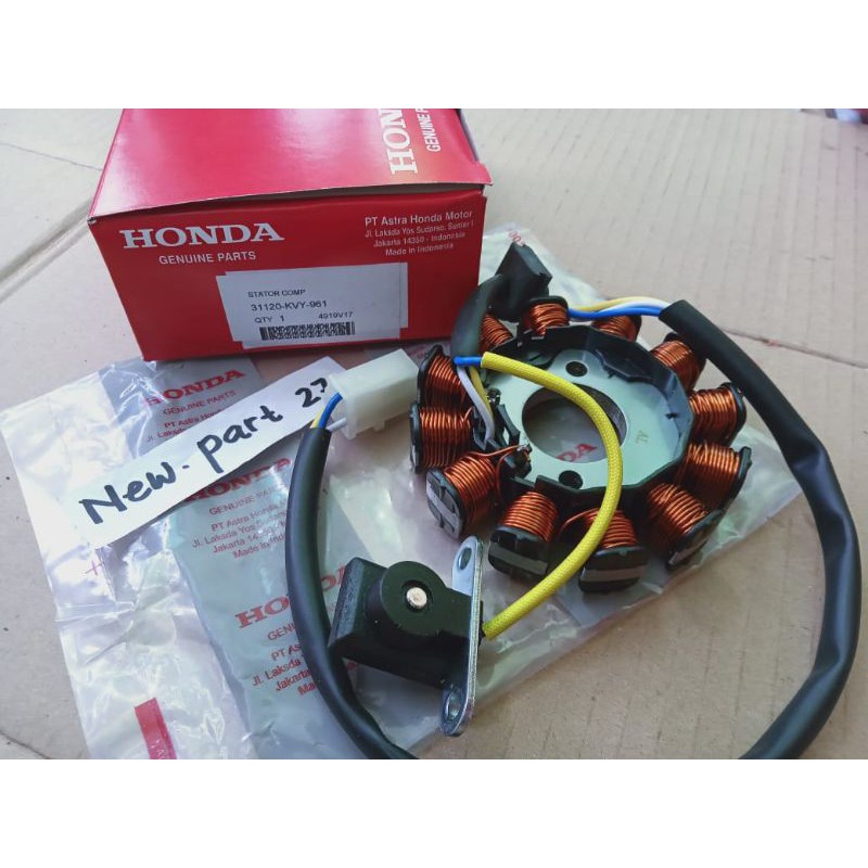 Jual spul Assy (KVY) spool stator Honda beat karbu/Scoopy karbu/spacy karbu | Shopee Indonesia