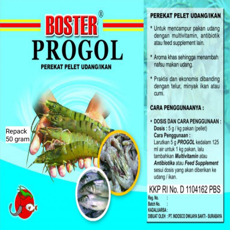 Jual Boster Progol perekat pakan ikan dan udang 100gram | Shopee Indonesia