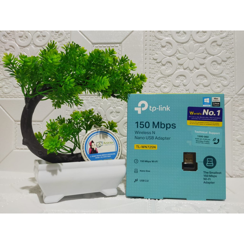 Jual TP-LINK Wireless Nano USB Adapter Resmi TL-WN725N TLWN725N TL ...