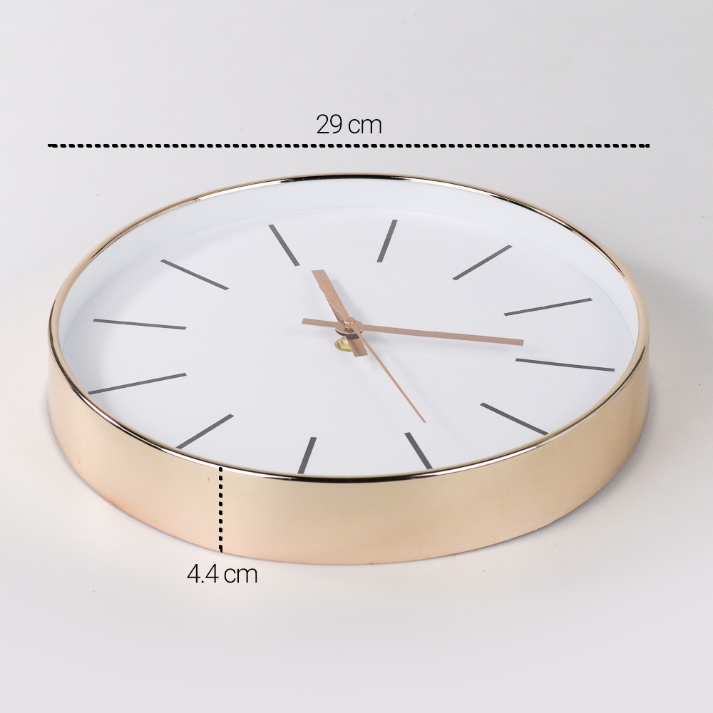 Jual Jam Dinding Aesthetic Simple Minimalis Bulat Silent Movement ...