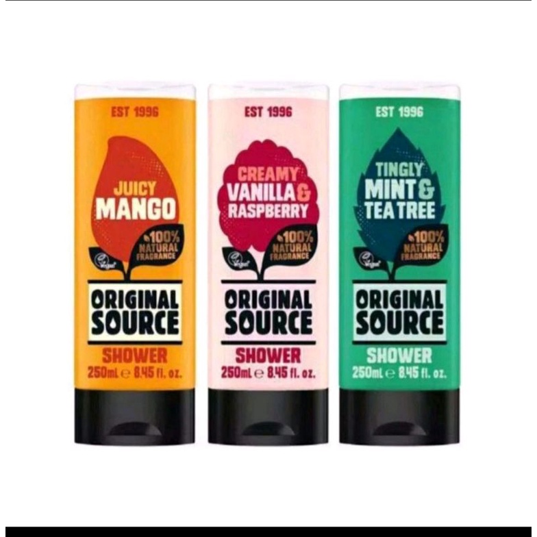 Jual Original Source Creamy Vanilla&Raspberry Body Wash 250 ML | Shopee ...