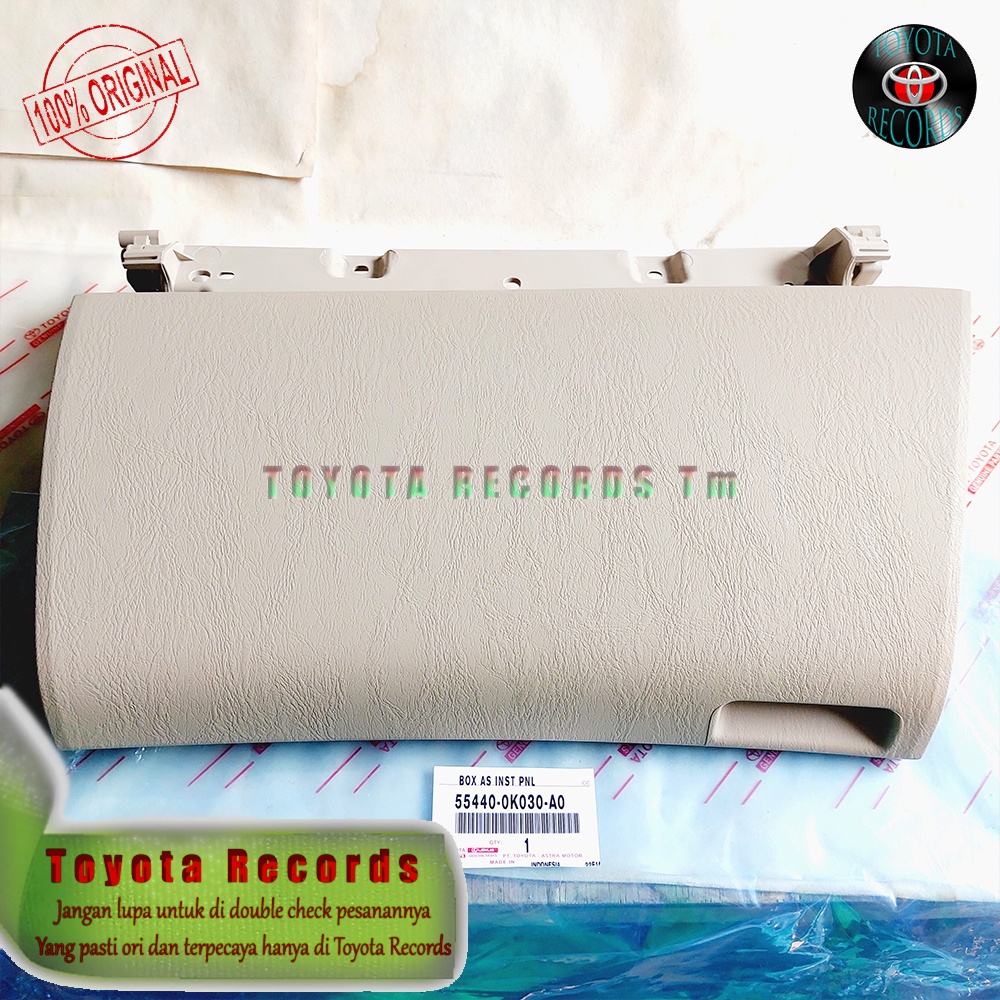 Jual Cover Tutup Laci Atas Dashboard Innova Original Genuine Toyota ...
