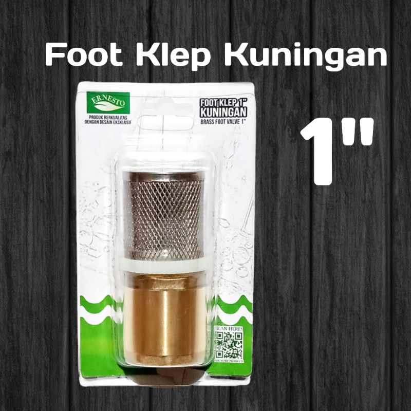 Jual Foot Klep Kuningan 1 Inch / Tusen / Foot valve | Shopee Indonesia