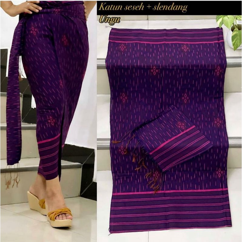 Jual katun lembaran | motif seseh | set selendang| brokat | kebaya ...