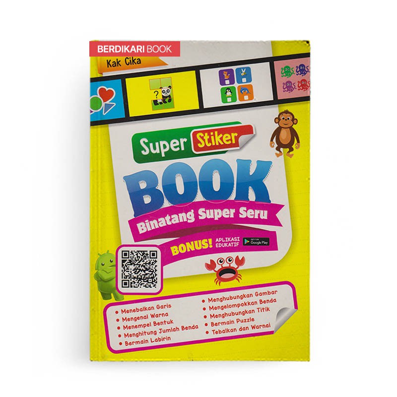 Jual Berdikari - Super Stiker Book Binatang Super Seru - Solusi Book ...