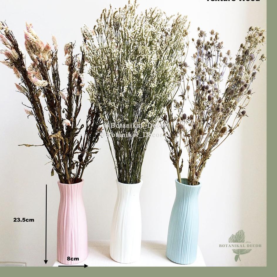 Jual Kirim Langsung CZCLV Vas Pot Bunga Tanaman Imitasi Plastik Motif ...