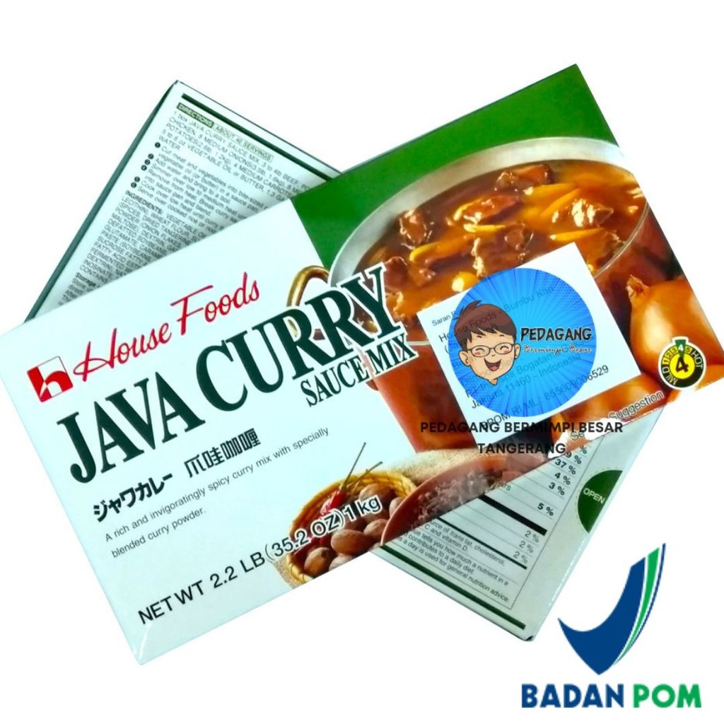 Jual Java Curry Sauce Mix 1Kg / House Foods Bumbu Kari Jepang | Shopee ...