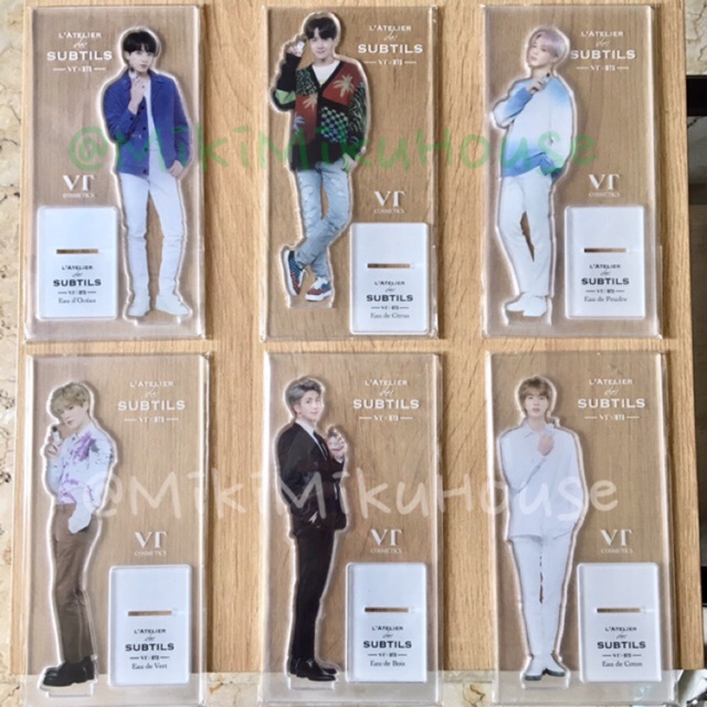 Jual READY STOCK BTS ACRYLIC STANDEE FIGURE VT LATELIER PERFUME HAND ...