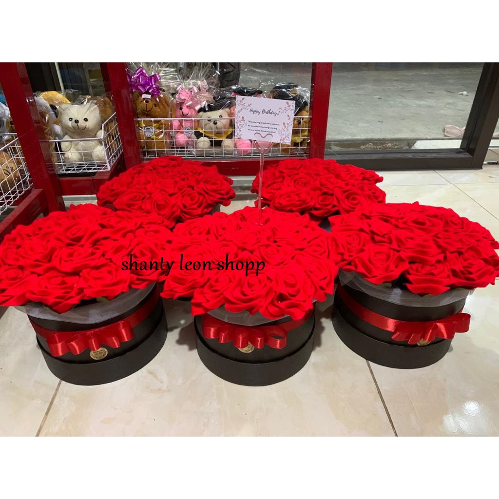Jual Bloom Box Besar Flowers Flanel / Buket Bunga Mawar / Bunga Box ...