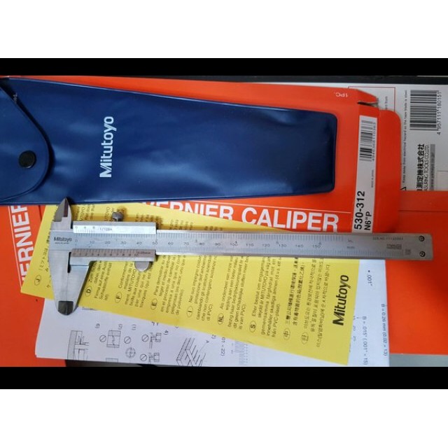 Jual (B2T)Mitutoyo Vernier Caliper 6 Inch Sigmat Jangka Sorong Mitutoyo Qualitas | Shopee Indonesia