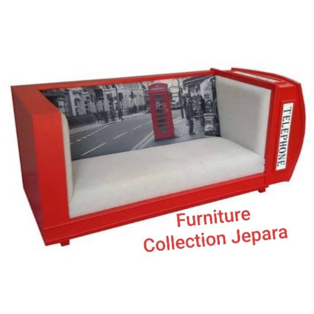 Jual Sofa resto sofa BOX telephone sofa FCJ | Shopee Indonesia