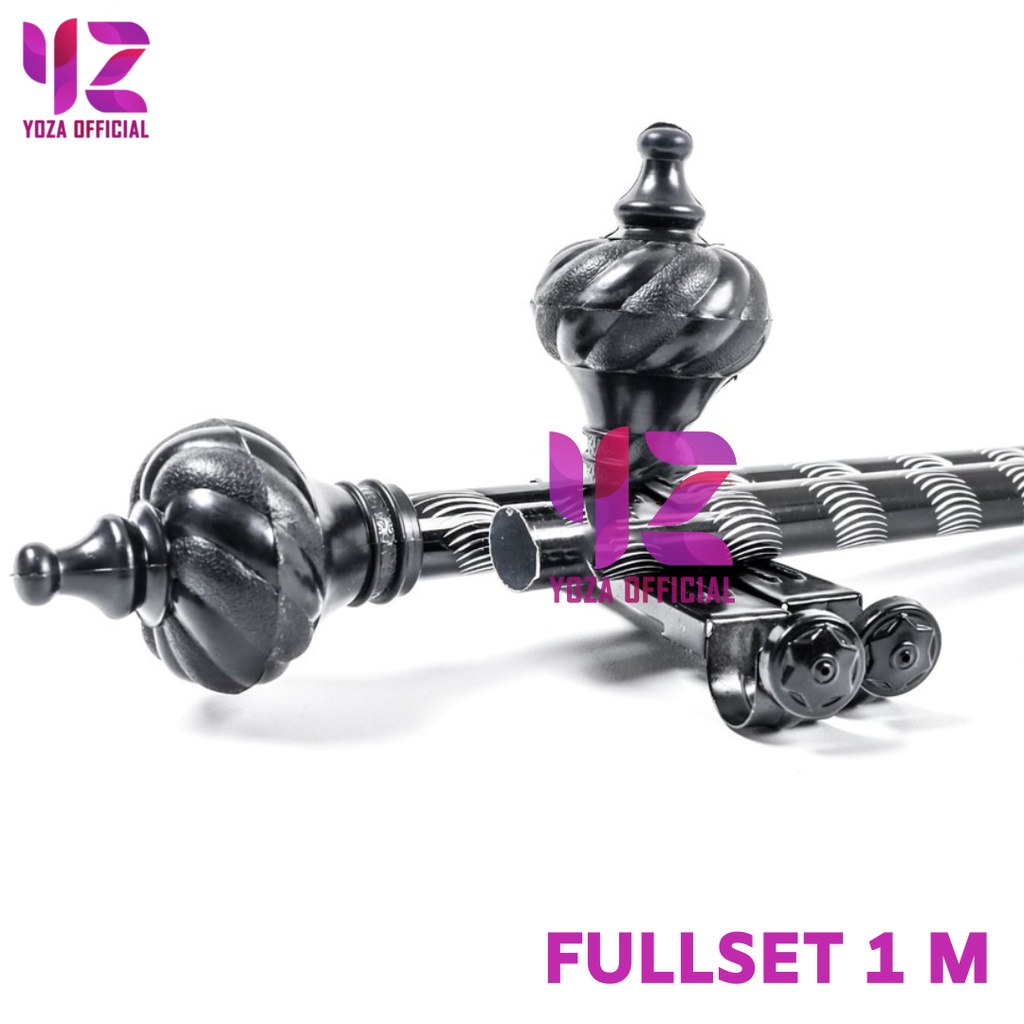 Jual BATANG TIANG BESI REL ROLET GORDEN FULLSET 1 METER | Shopee Indonesia