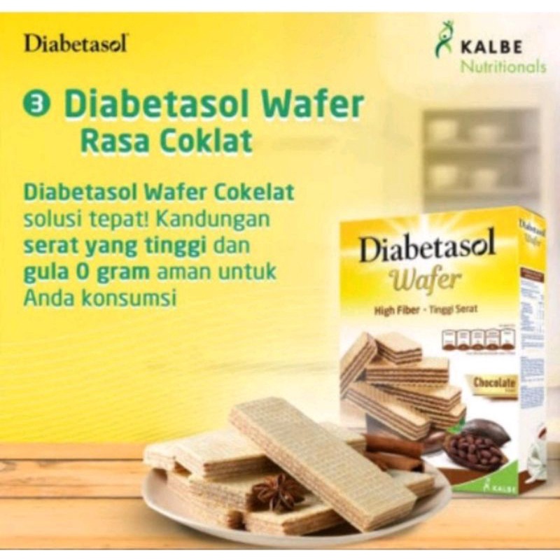 Jual DIABETASOL WAFER RASA COKLAT | Shopee Indonesia