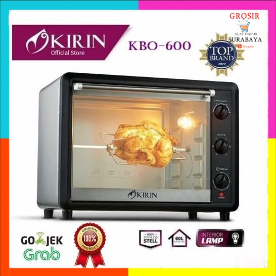 Jual OVEN KIRIN KBO 600 RA/ OVEN KIRIN kapasitas 60 LITER - OVEN LISTRIK JUMBO | Shopee Indonesia