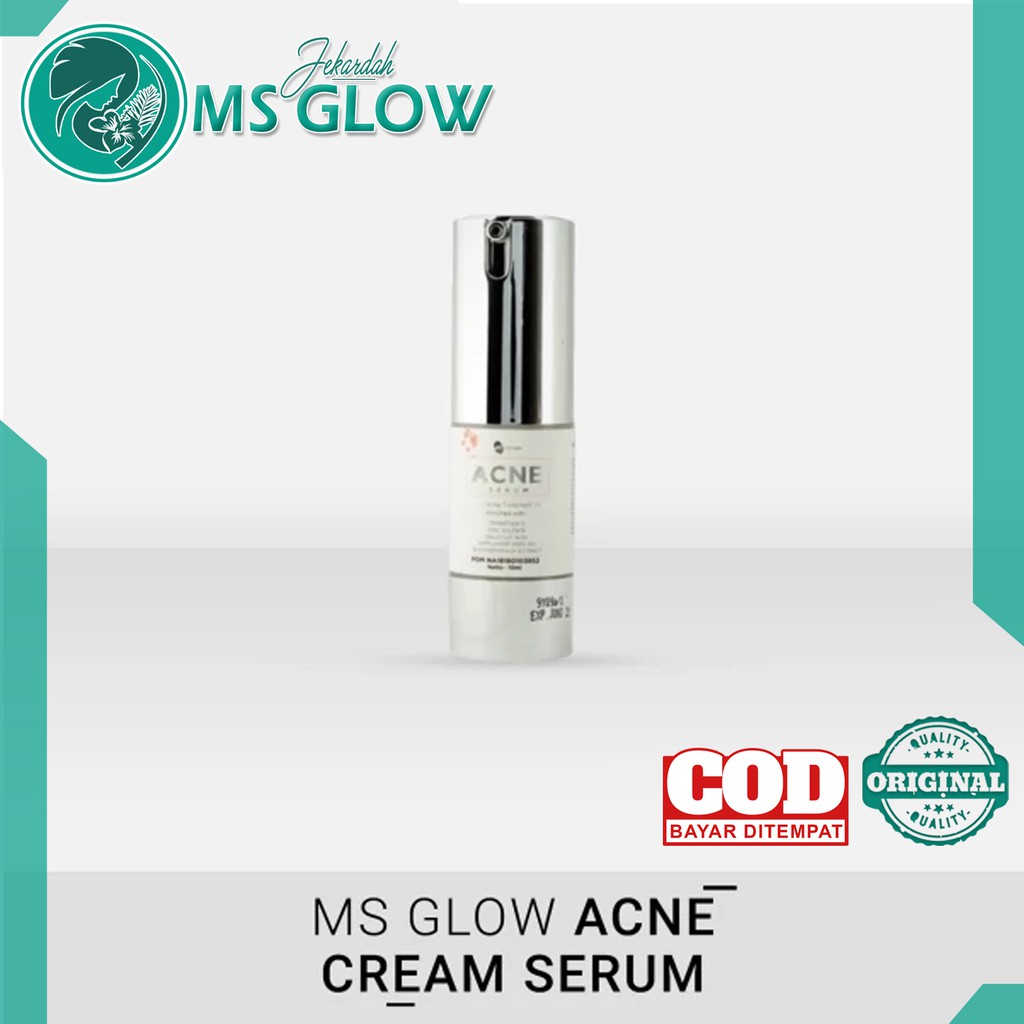 Jual Acne Serum MS GLOW ( isi 15 ml ) / MS GLOW Acne Clear Serum ...