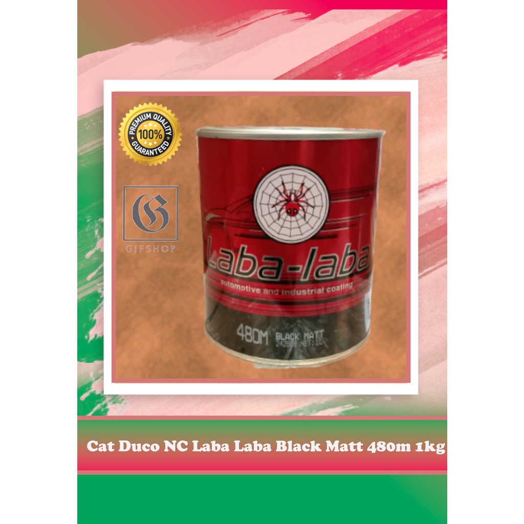 Jual Cat Duco NC Laba Laba Black Doff Matt 480M 1kg | Shopee Indonesia