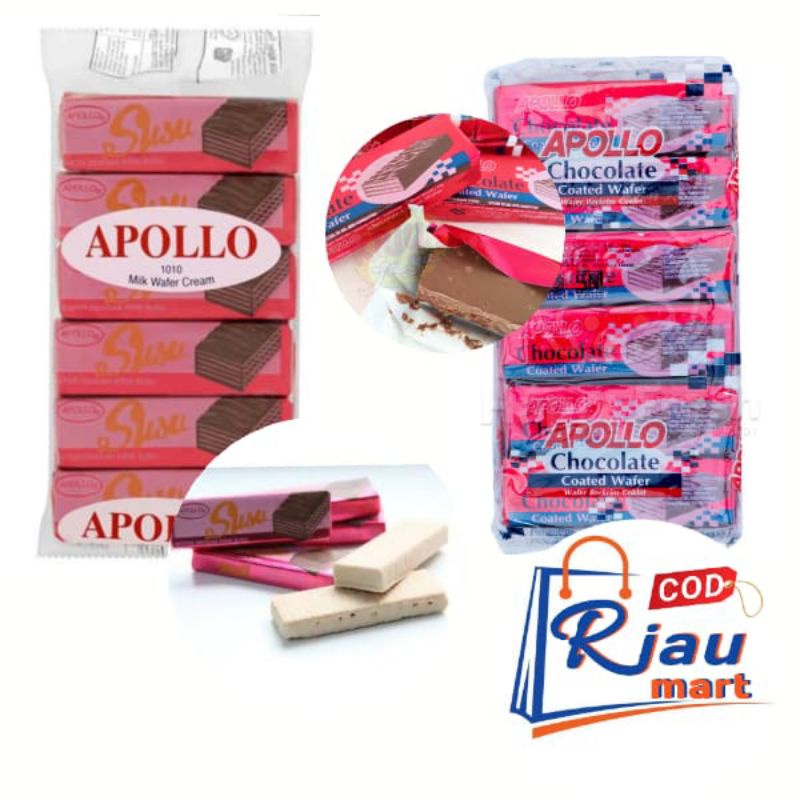 Jual Apollo wafer isi 12 /pack 144g | Shopee Indonesia