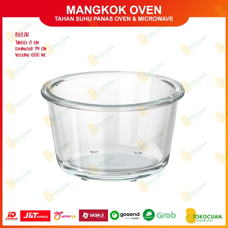 Jual MANGKUK MANGKOK KACA KUKUS OVEN DAN MICROWAVE (BISA UNTUK KUKUSAN ...