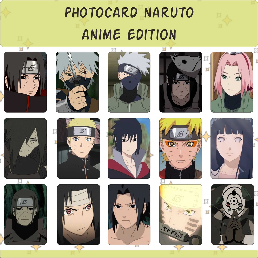 Jual NARUTO ANIME EDITION PHOTOCARD ANIME | Shopee Indonesia